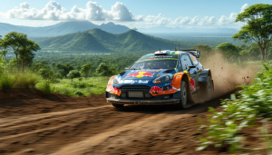 WRC au Kenya : Evans prend une avance impressionnante à la fin de la ...